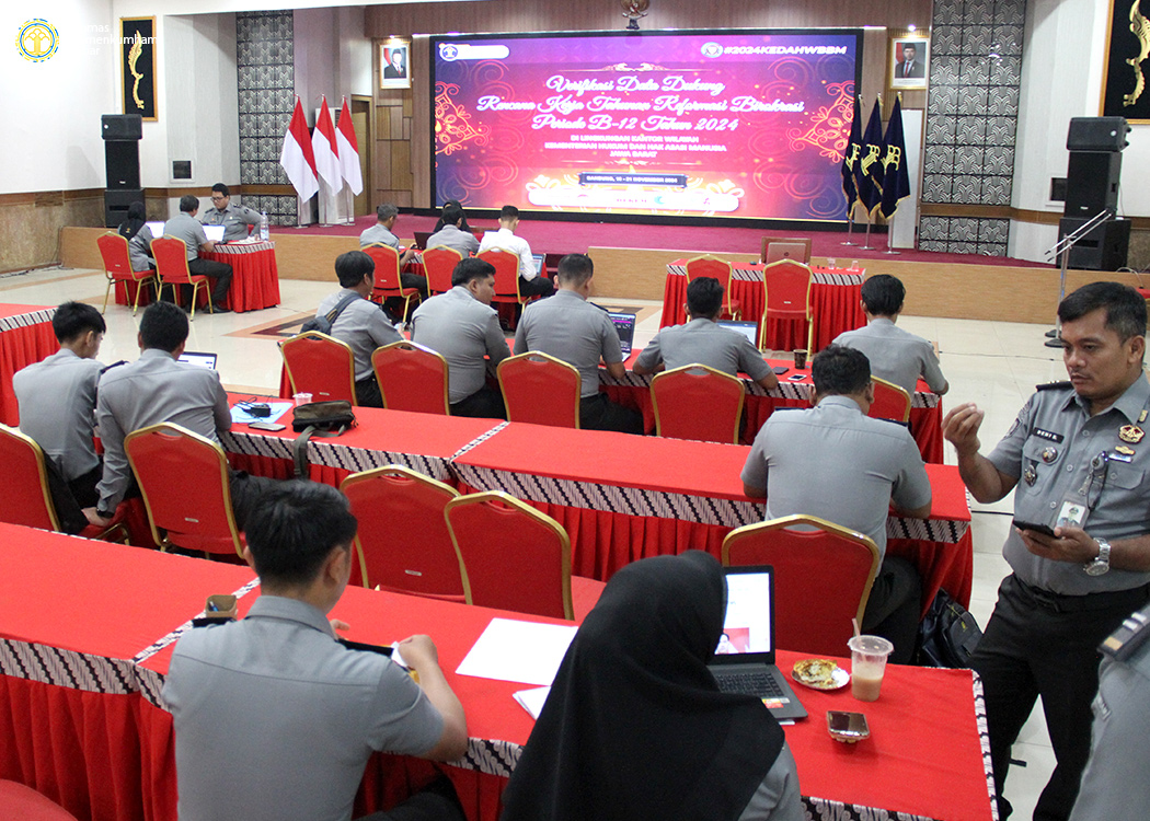 Kemenkumham Jawa Barat Lanjutkan Kembali Proses Verifikasi Data Dukung B12 Bersama 15 UPT ...